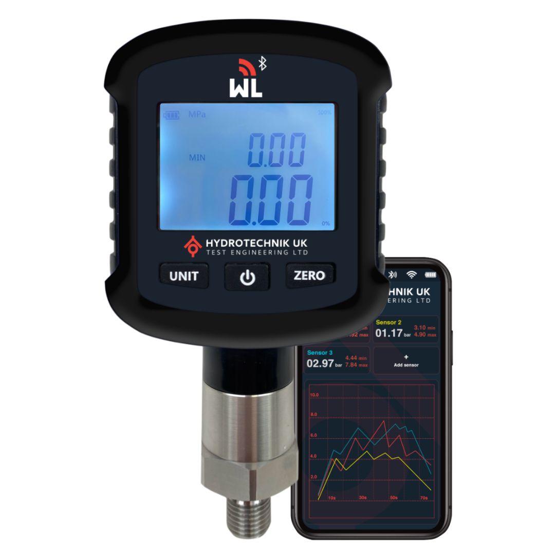 Hydrotechnik Watchlog Bluetooth Digital Pressure Gauge